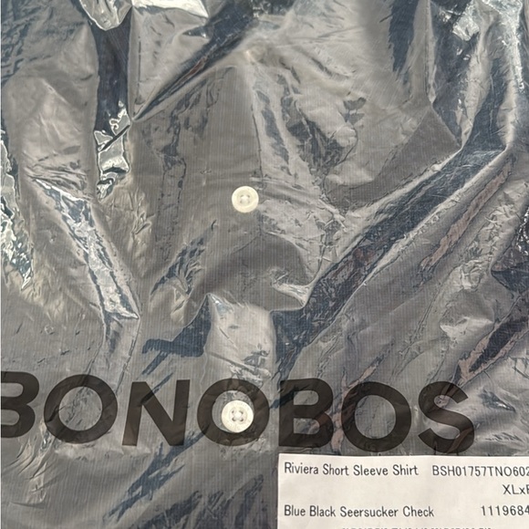Bonobos | Shirts | Bonobos Riviera Short Sleeve Shirt In Blue And Black ...